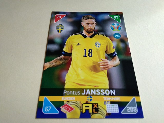 EURO 2020 Kick Off AXL - Base cards Br. 191