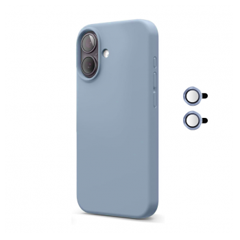 Maska Magnetic Lens za iPhone 16 plava