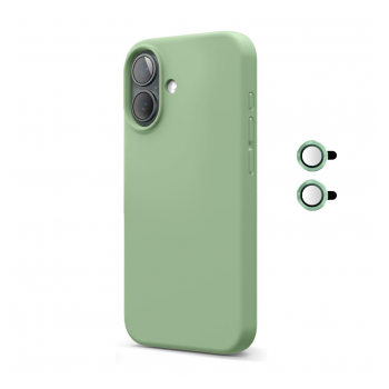 Maska Magnetic Lens za iPhone 16 svetlo zelena