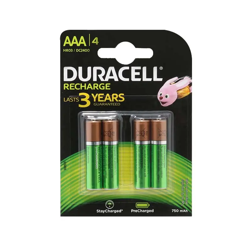 Baterija NiMh punjiva 1.2V 750mAh AAA HR03 blister 45383 Duracell