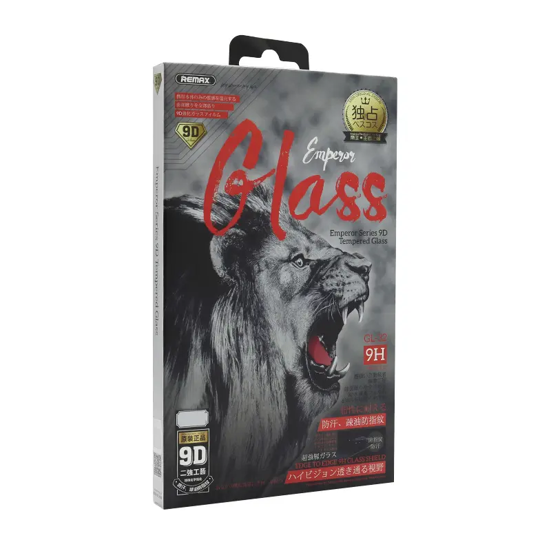 Folija za zaštitu ekrana GLASS REMAX Emperor 9D GL-32 za iPhone 15 -6.1 crna