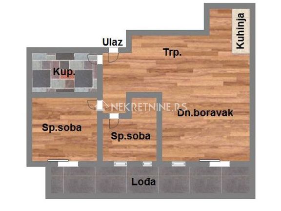 Sjajan raspored - trosoban u izgradnji