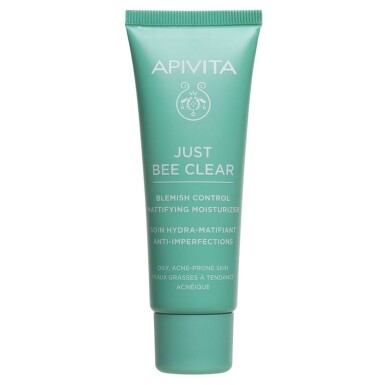 Apivita Just Bee Clear Hidratantna matirajuća krema, 40 ml