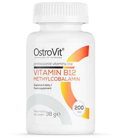 Vitamin B12 Methylcobalamin Professional Vitamins Line - 200 tableta