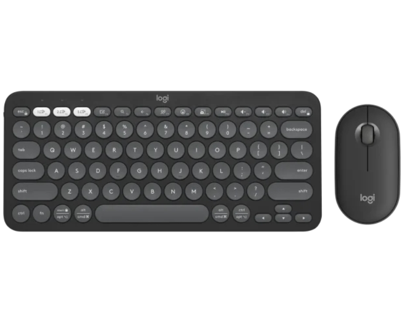 LOGITECH Pebble2 Wireless Combo US tastatura + miš crnaID EK000578106