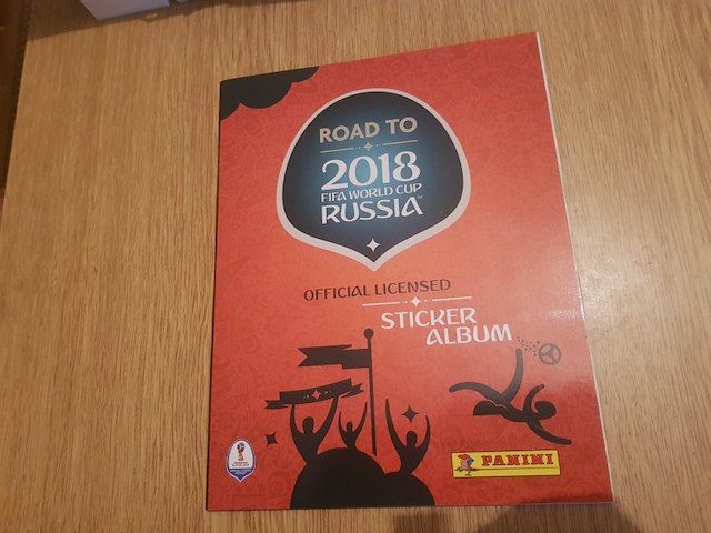 Prazan album - Road To Russia 2018 Panini,sa slicicama