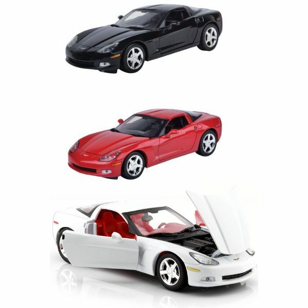 MET.AUTO 1:24 2005 GM CHEVROLET CORVETTE C6 MIX