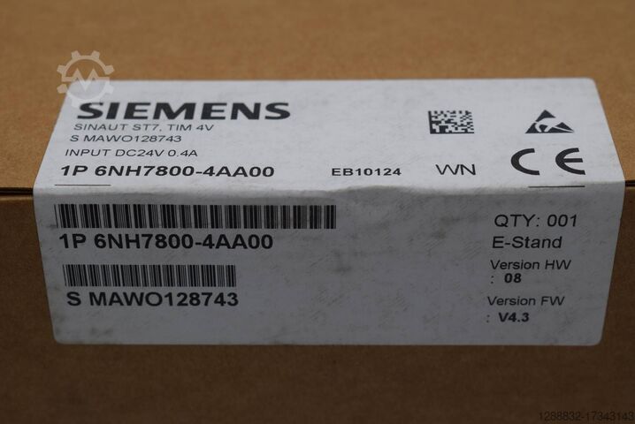 Sinaut
Siemens 6NH7800-4AA00