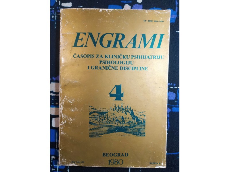 ENGRAMI 4 1980 - Psihijatrij/Psihologiju