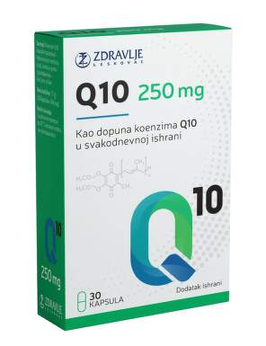 Q10 250 mg, 30 kapsula