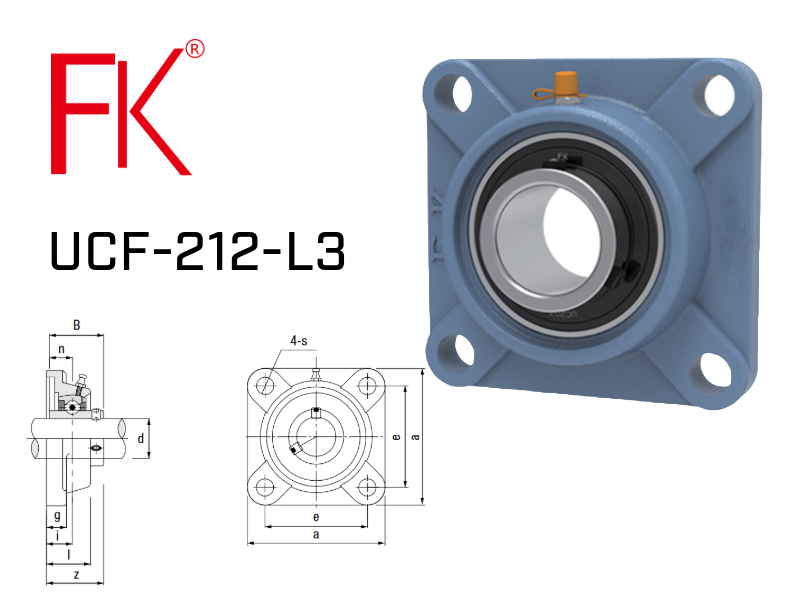 Kućište UCF 212 sa L3 ležajem FK