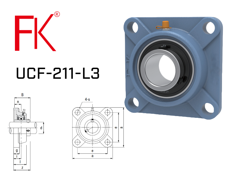 Kućište UCF 211 sa L3 ležajem FK