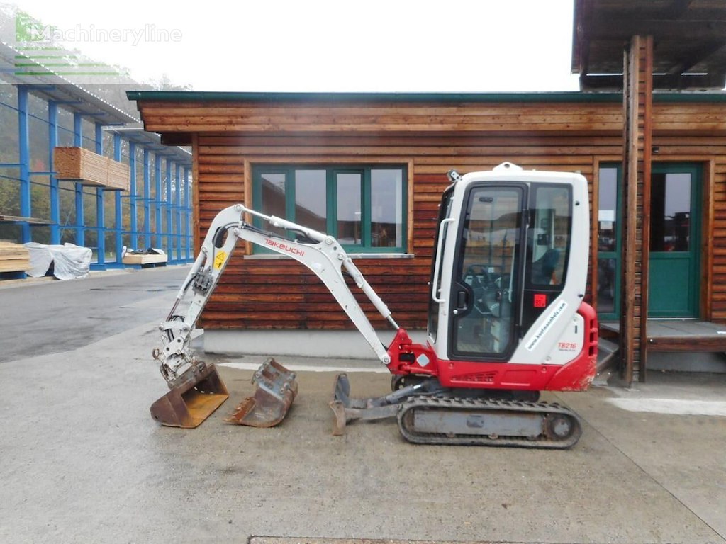 Takeuchi tb 216 ( 1.865kg ) mit powertilt u. hydr. sw u. bager točkaš