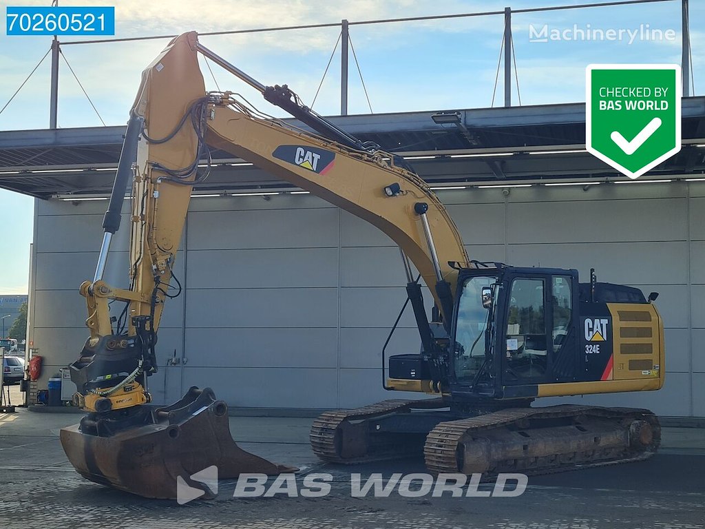 Caterpillar 324 EL ROTO TILT- 2X BUCKETS bager guseničar