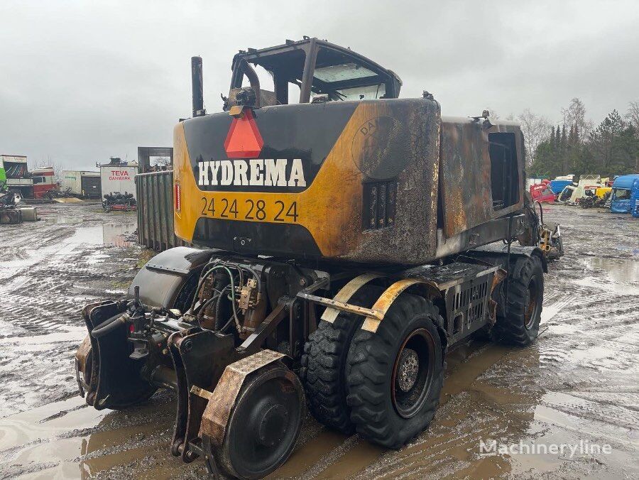 Hydrema MX16 RAIL bager na šinama po rezervnim delovima