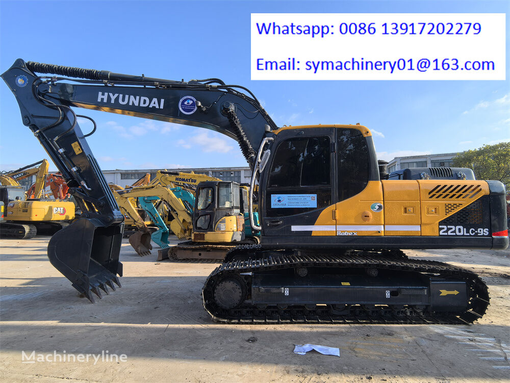 Hyundai R220LC-9S used hyundai excavator bager guseničar