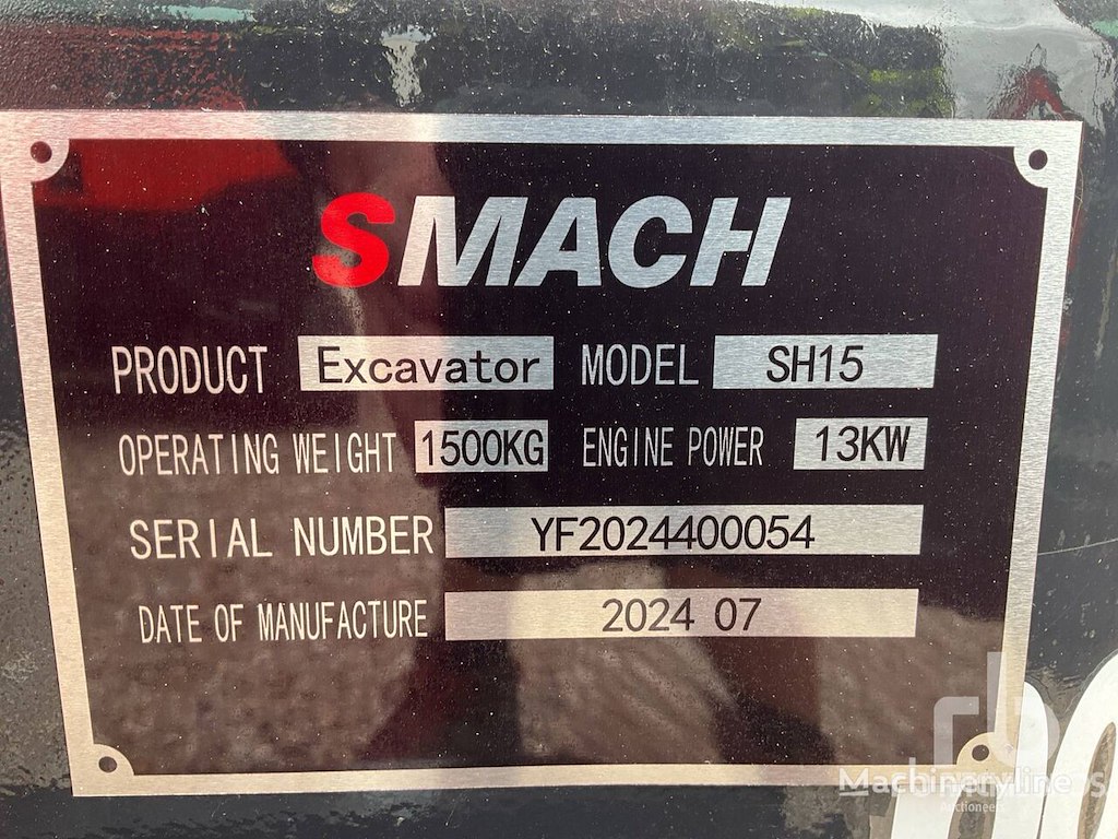 Prodaje se Smach SH15 (Unused) mini bager na aukciji