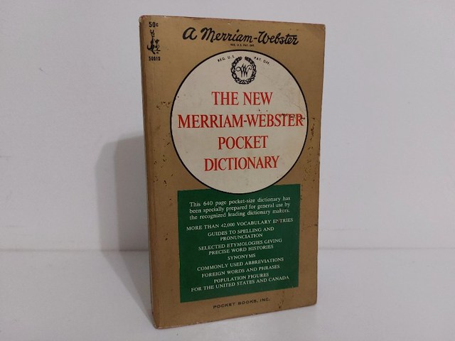 The new merriam-webster pocket dictionary