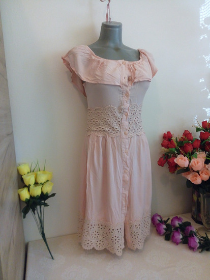 NY boutique roze haljina L/M