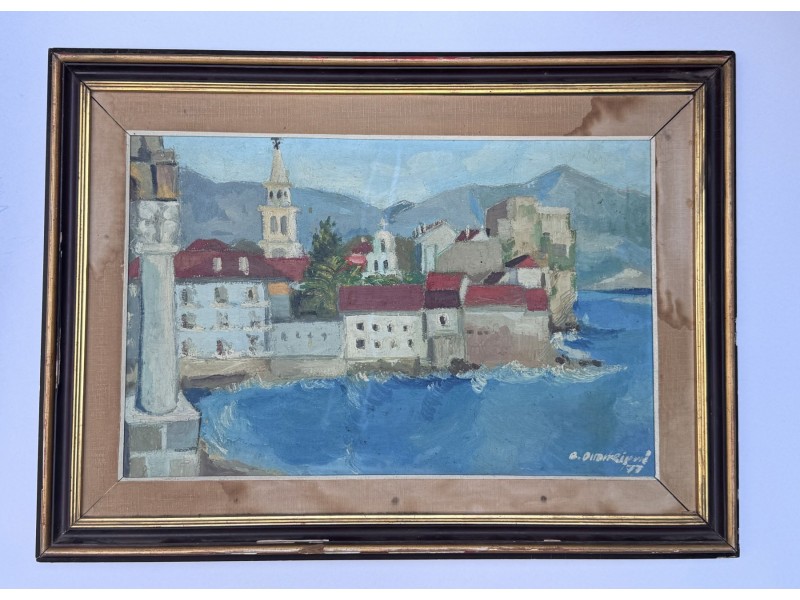 Motiv "Budva" B Dimitrijevica 1977