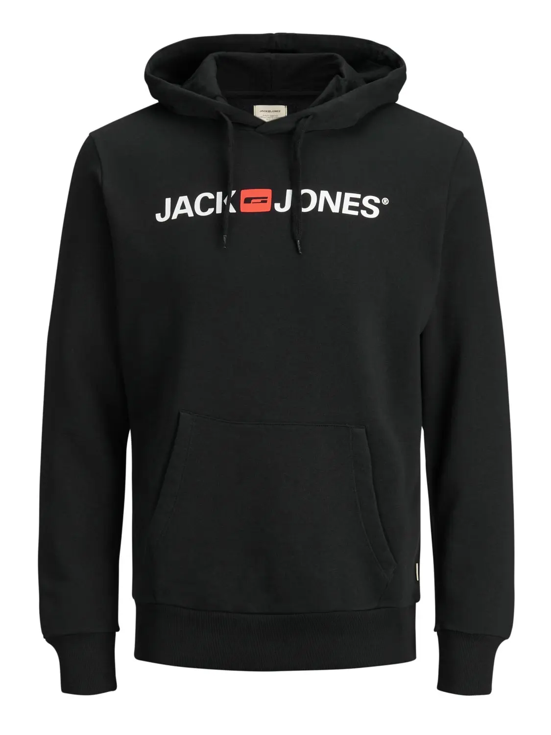 JACK & JONES Muški duks JJECORP OLD LOGO SWEAT HOOD NOOS crni