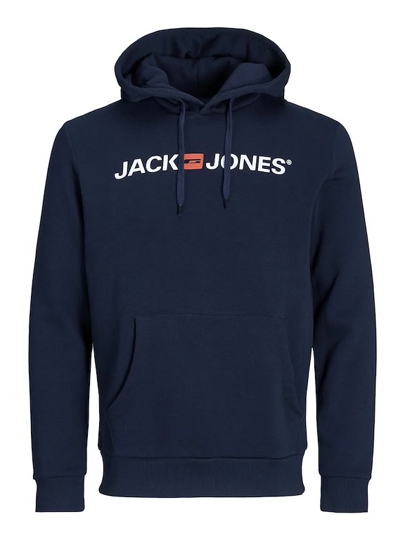 JACK & JONES Muški duks JJECORP OLD LOGO SWEAT HOOD NOOS teget