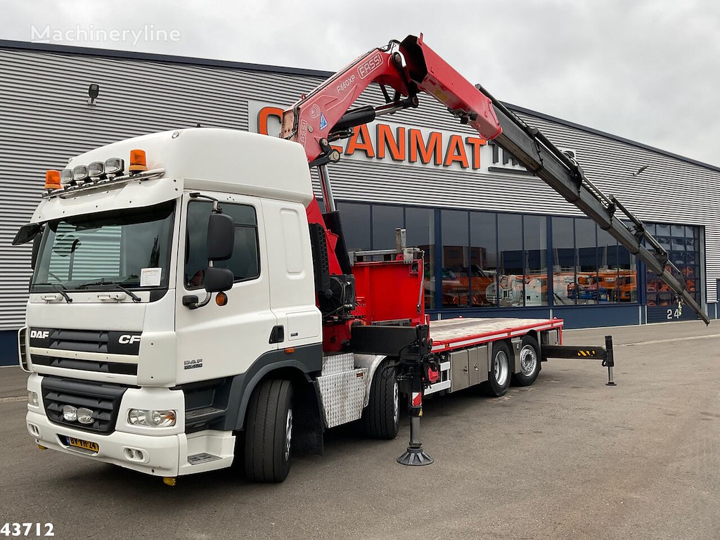 DAF FAX 85 CF 460 Fassi 66 Tonmeter laadkraan pokretna dizalica