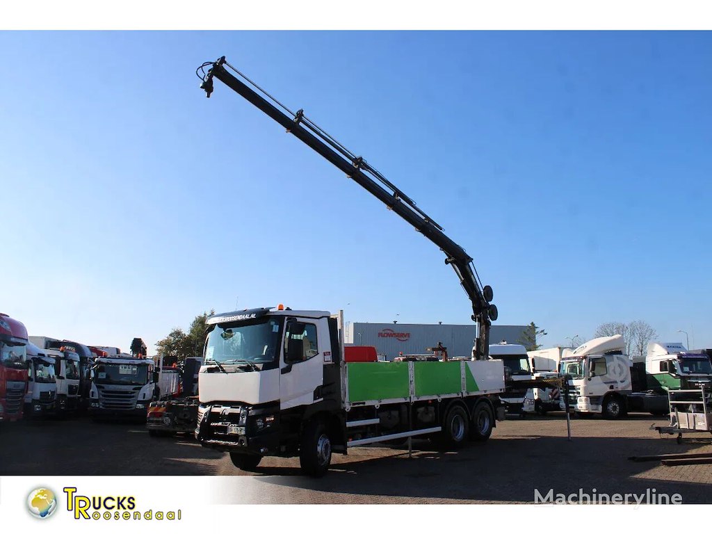 Renault C 380 + HIAB 188 E4 + 6x4 + EURO 6 + RETARDER + REMOTE pokretna dizalica