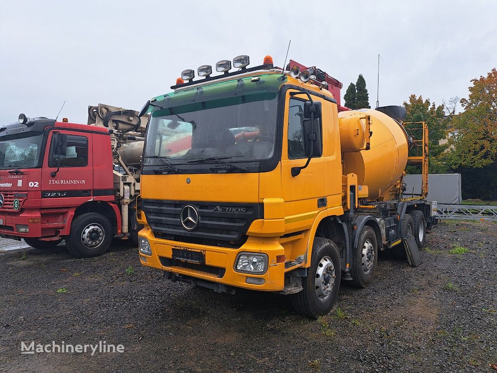 Prodaje se Putzmeister na šasiji Mercedes-Benz ACTROS 3244 8X4 + PUTZMEISTER TMM 24 kamion s mešalicom za beton na aukciji