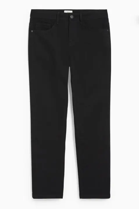 C&A Muške pantalone, Regular fit, Crne