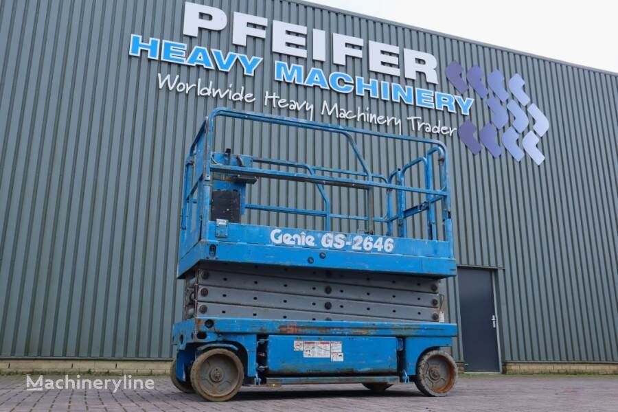 Genie GS2646 Electric, Working Height 9.80m, Capacity 45 makazasta platforma