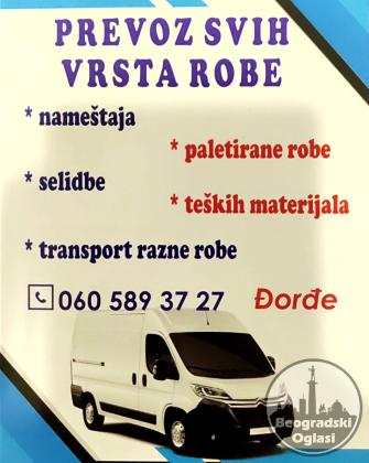 Prevoz svih vrsta robe