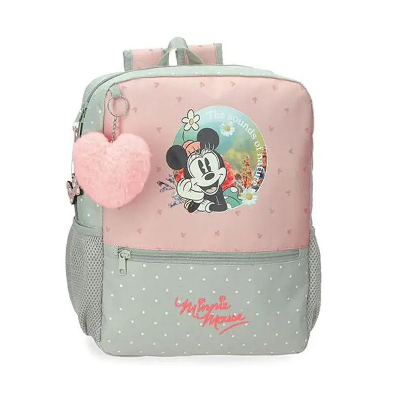 Disney Ranac za devojčice Minnie Wild Nature, Roze-Sivi