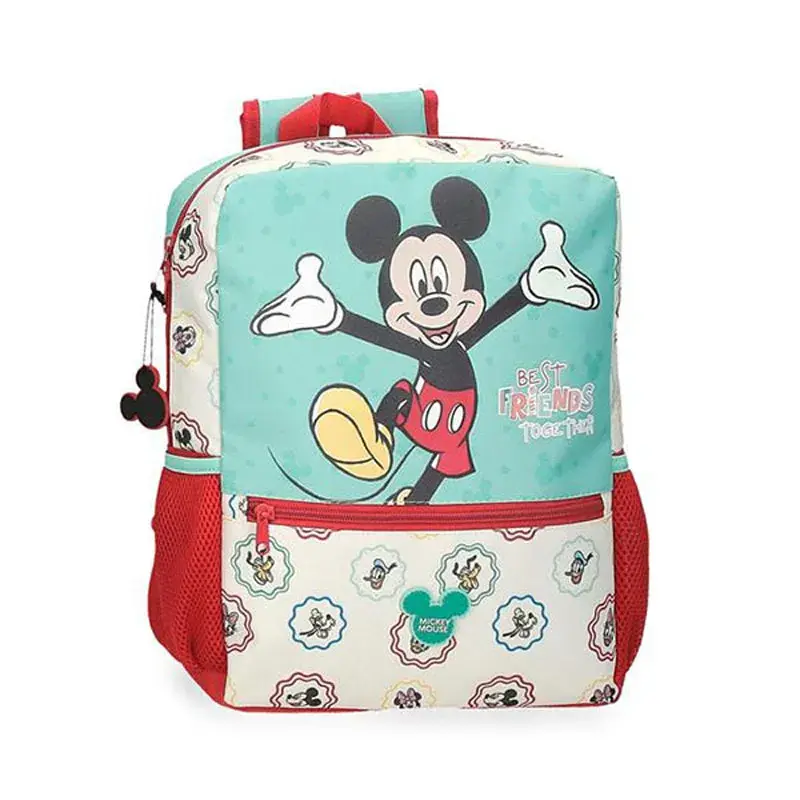 Disney Ranac za dečake Mickey Best Friends Together, Plavo-Crveni