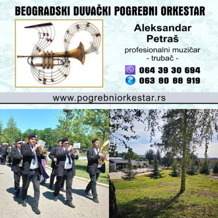 Zvanični pogrebni orkestar bleh muzika trubači za sahrane