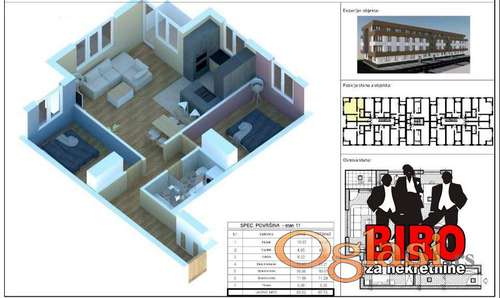 ~~~70 m2 NOV trosoban stan~~~