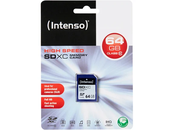 Intenso Memorijska kartica SDHC Class 10 64GB