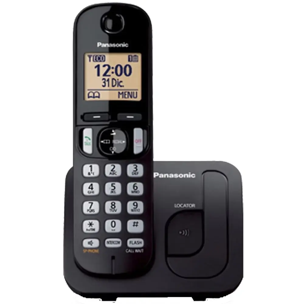 PANASONIC Fiksni telefon KX-TGC210FXB crni