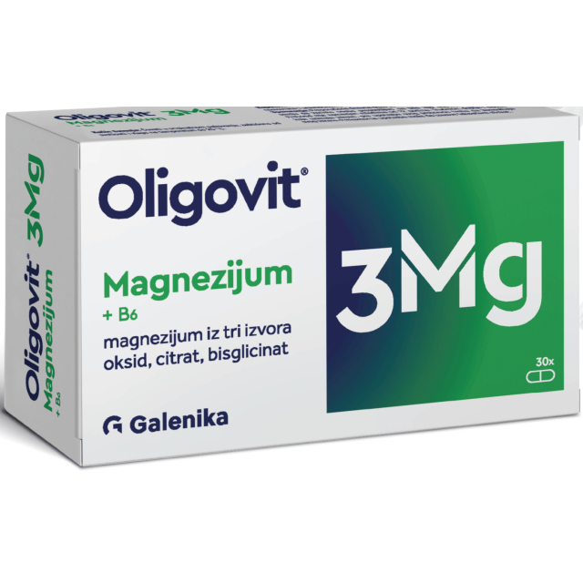 OLIGOVIT 3MG 30 KAPSULA