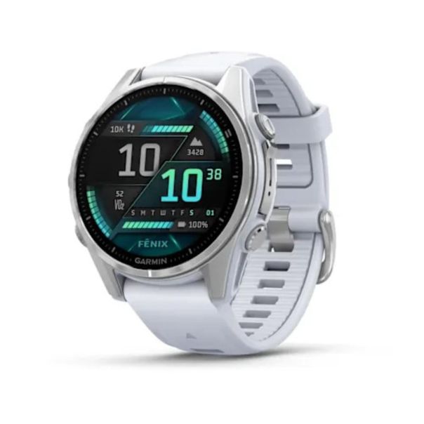 GARMIN Sat Fenix 8 43,AMOLED Whitestone