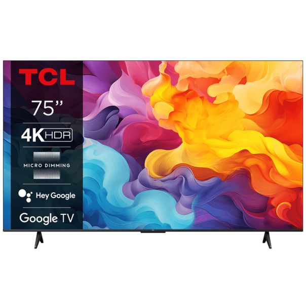 TCL Televizor 75V6B, Ultra HD, Google TV Smart