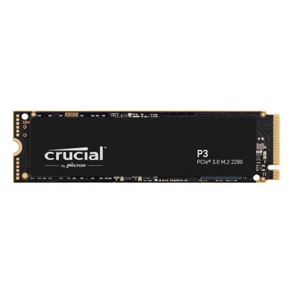 CRUCIAL ® P3 500GB 3D NAND NVMe™ PCIe® M.2 SSD