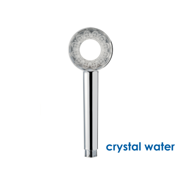 CRYSTAL WATER LUX Tuš ručica, min.pritisak 1 bar, ušteda vode 60%, 12 mlaznica, hrom, ø7cm