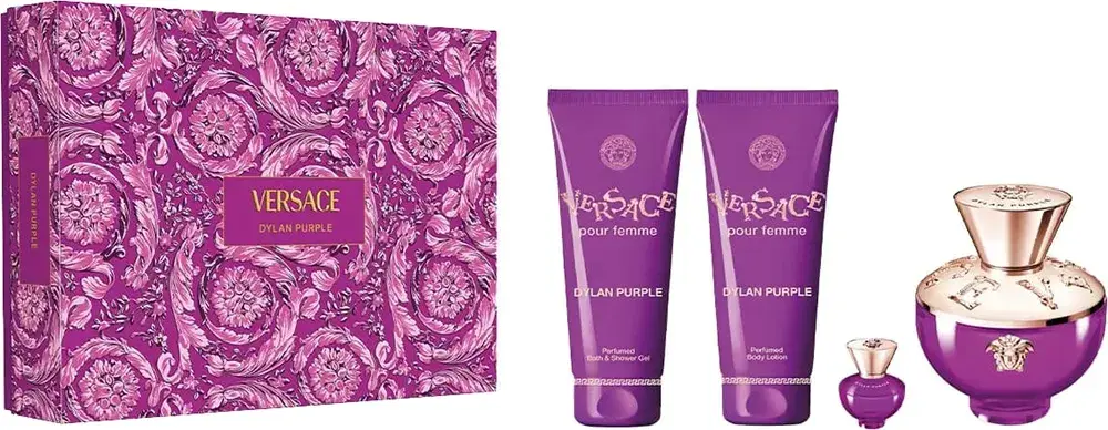 Versace Dylan Purple EDP 100ml + 5ml, Losion za telo, Gel za tuširanje