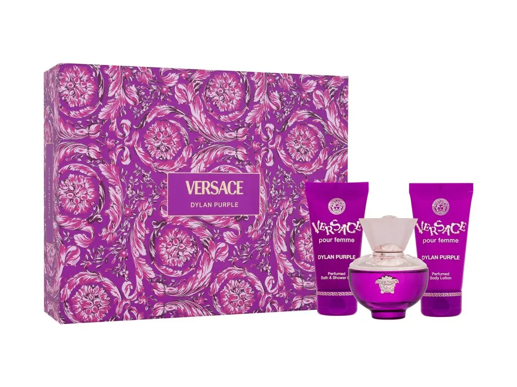 Versace Dylan Purple Set EDP 50ml, Losion za telo, Gel za tuširanje