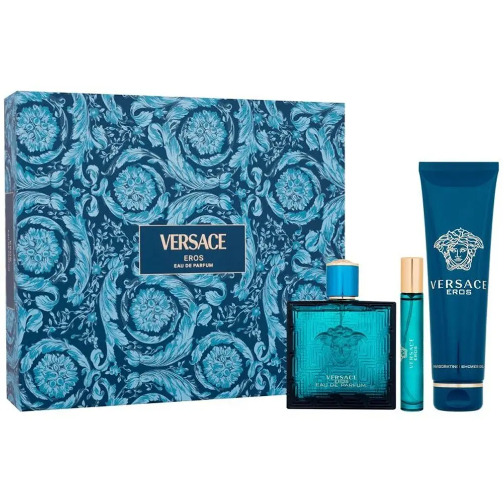 Versace Versace Eros EDP Set EDP 100ml + 10ml, Gel za tuširanje