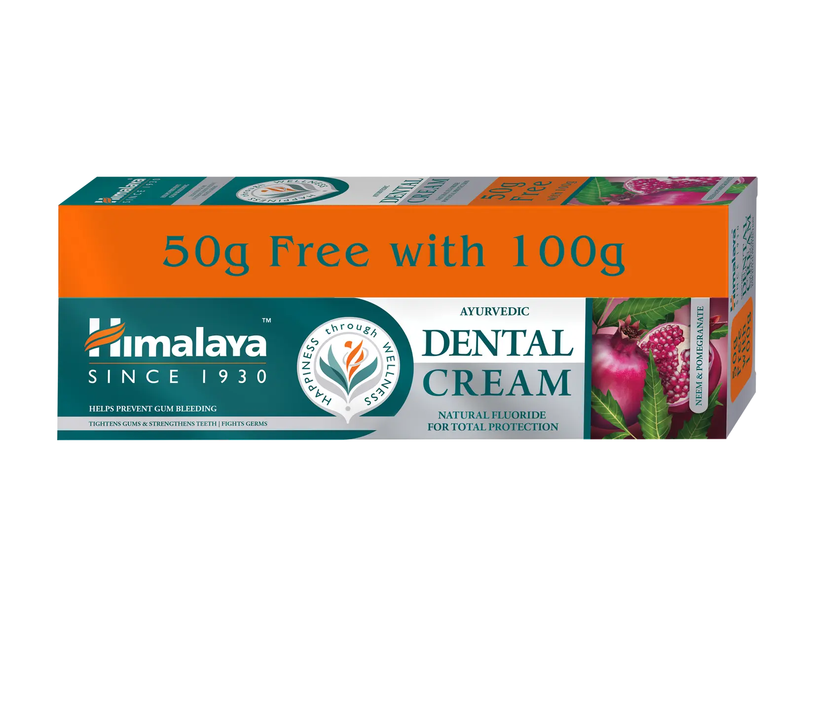 Himalaya dental cream neem/pomegranate 100g+50g