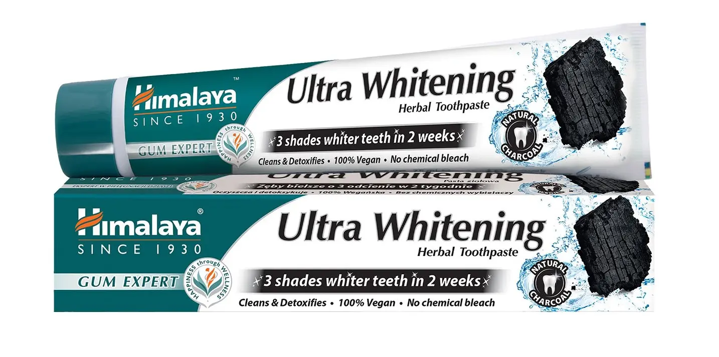 Himalaya ultra white charcoal 75ml