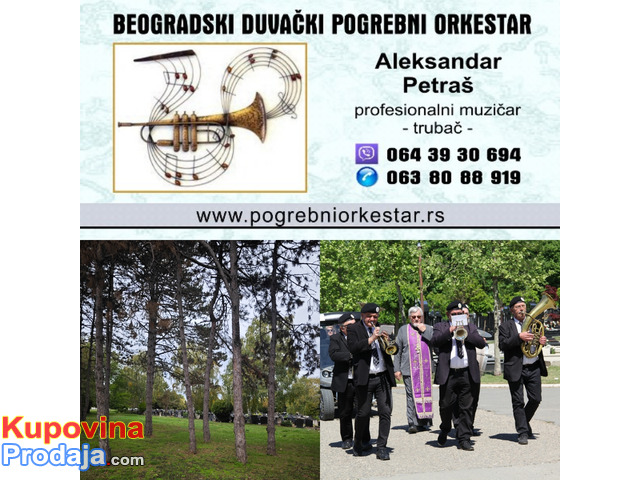 Zvanični pogrebni orkestar, trubači, muzika, sahrane Beograd