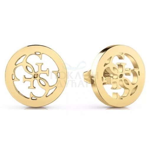 ŽENSKE GUESS STUDS PARTY ZLATNE MINDJUŠE OD HIRURŠKOG ČELIKA